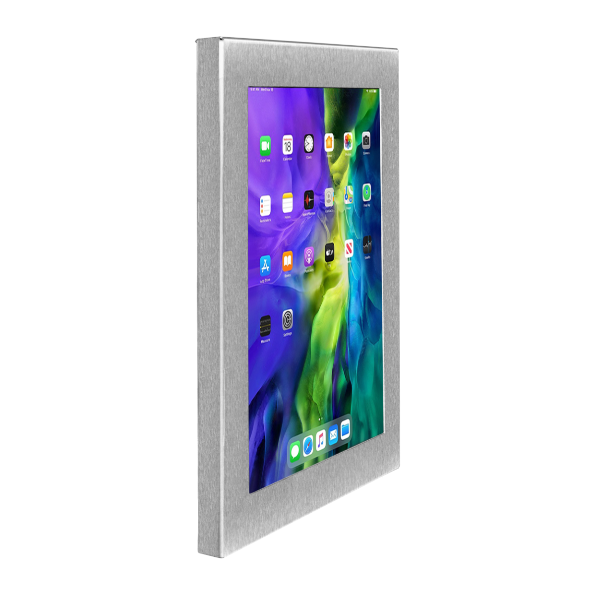 Tablet wall mount flat Securo M for 9-11 inch tablets - grey