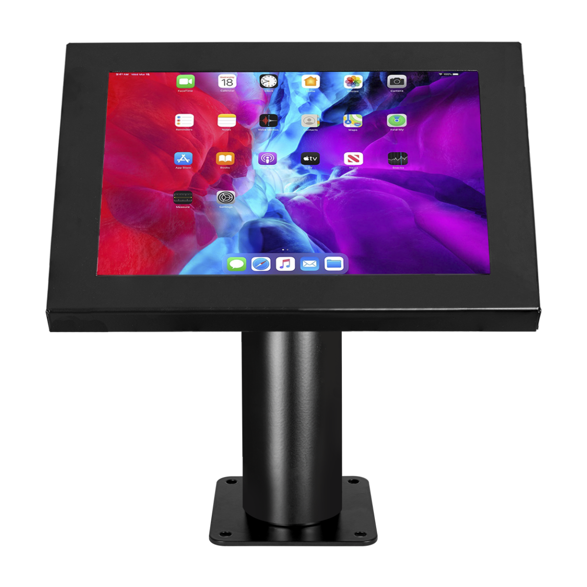 Tablet desk stand Securo L for 12-13 inch tablets - black
