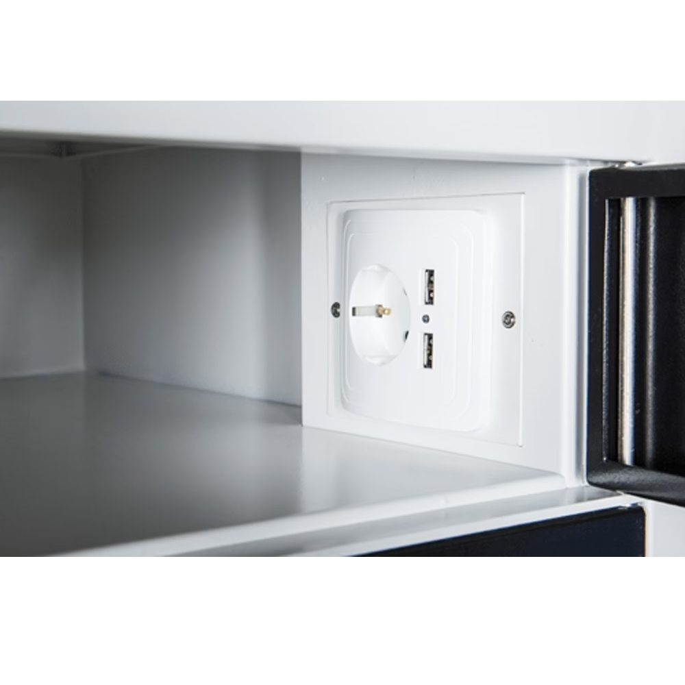 Charging locker BR12KL Black with 12 compartments - 36 mobile devices ...