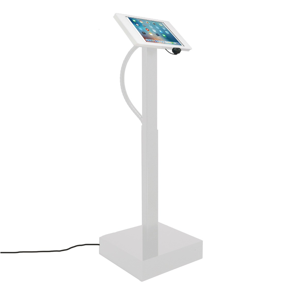 Height adjustable iPad floor stand Suegiu for iPad 9.7 - white