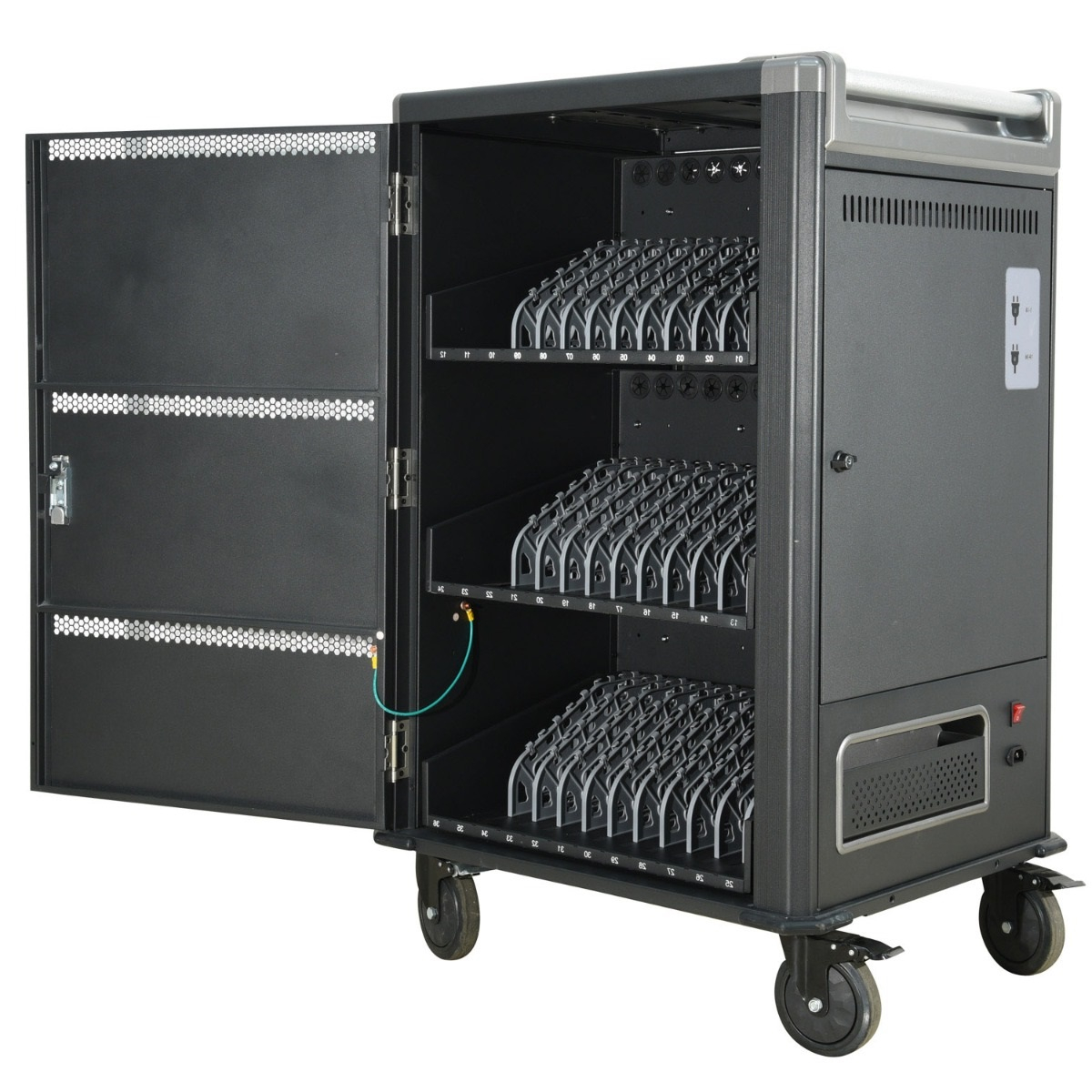 BRV30 charging cart for 30 mobile devices up to 16 inches - Charging ...