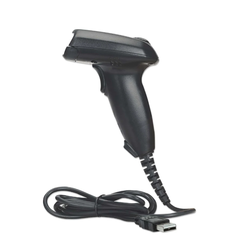 Long Range CCD Barcode Scanner - 1D, USB-A Cable, Black