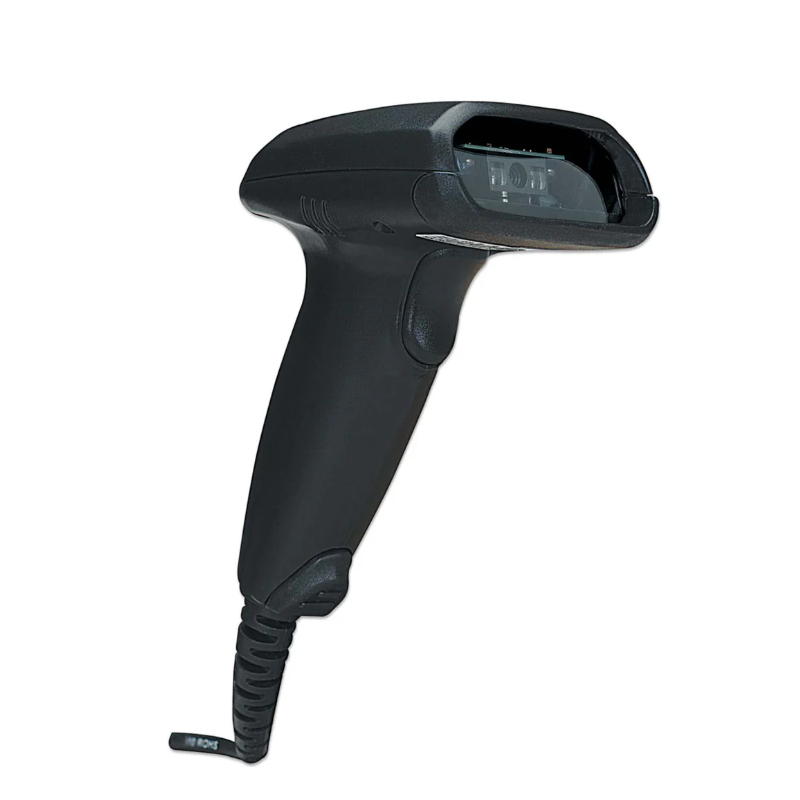 Long Range CCD Barcode Scanner - 1D, USB-A Cable, Black