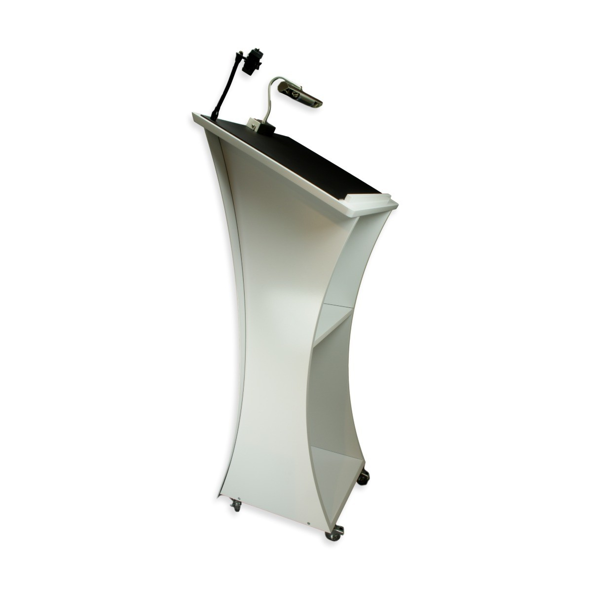 Wooden lectern Neptune - white