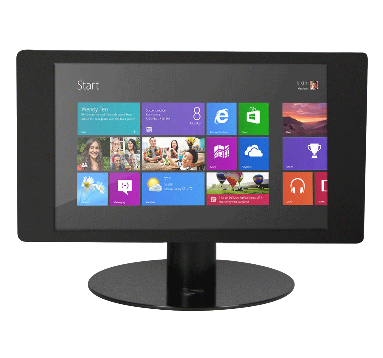 Tablet desk stand Fino for Microsoft Surface Pro 12.3 - black