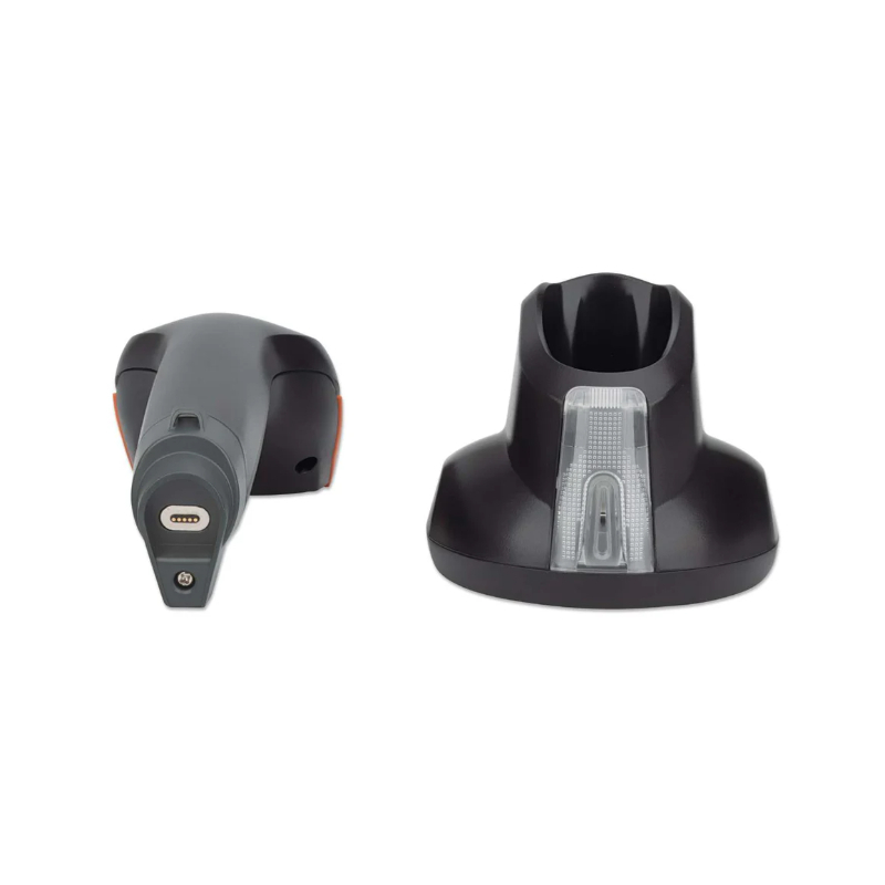 Wireless 2D CCD barcode scanner with rugged IP42 housing - 250 mm scan ...