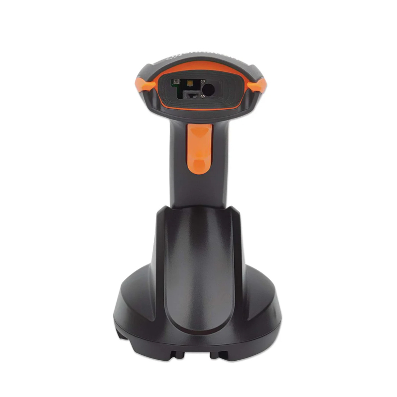 Wireless 2D CCD barcode scanner with rugged IP42 housing - 250 mm scan ...