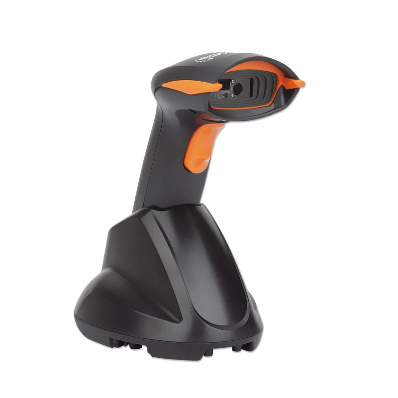 Wireless 2D CCD barcode scanner with rugged IP42 housing - 250 mm scan ...