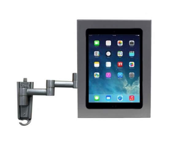 Flexible tablet wall mount 345 mm Securo S for 7-8 inch tablets - grey