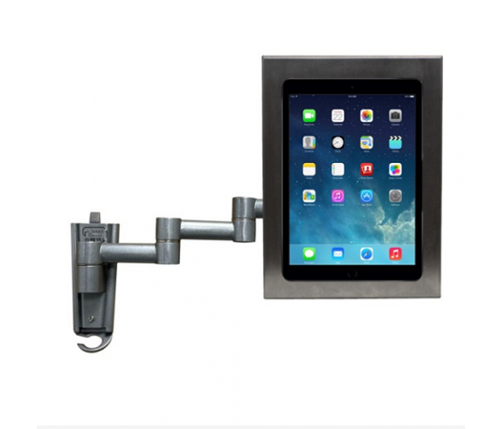 Flexible tablet wall mount 345 mm Securo M for 9-11 inch tablets - white