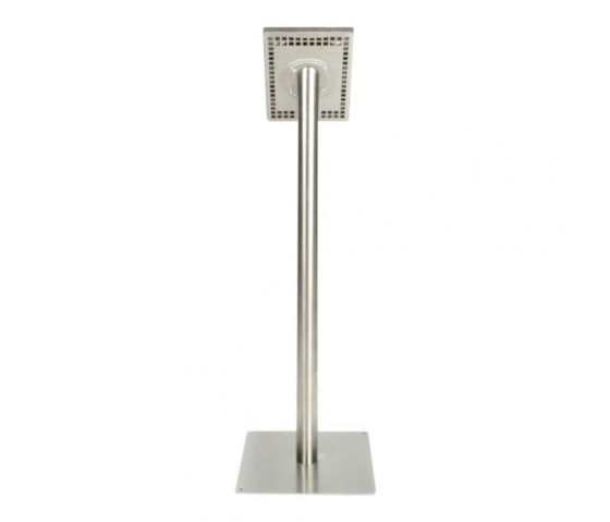Tablet floor stand Securo M - stainless steel | Bravour®