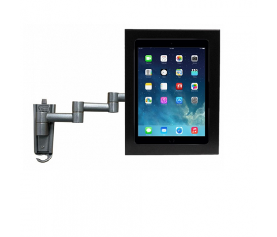 Flexible tablet wall mount 345 mm Securo M for 9-11 inch tablets - black