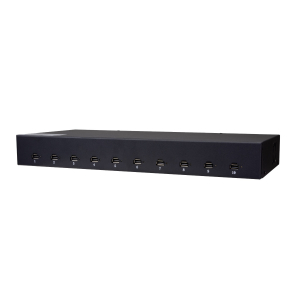 10 ports USB-C 45W 1U Rackmount charging hub